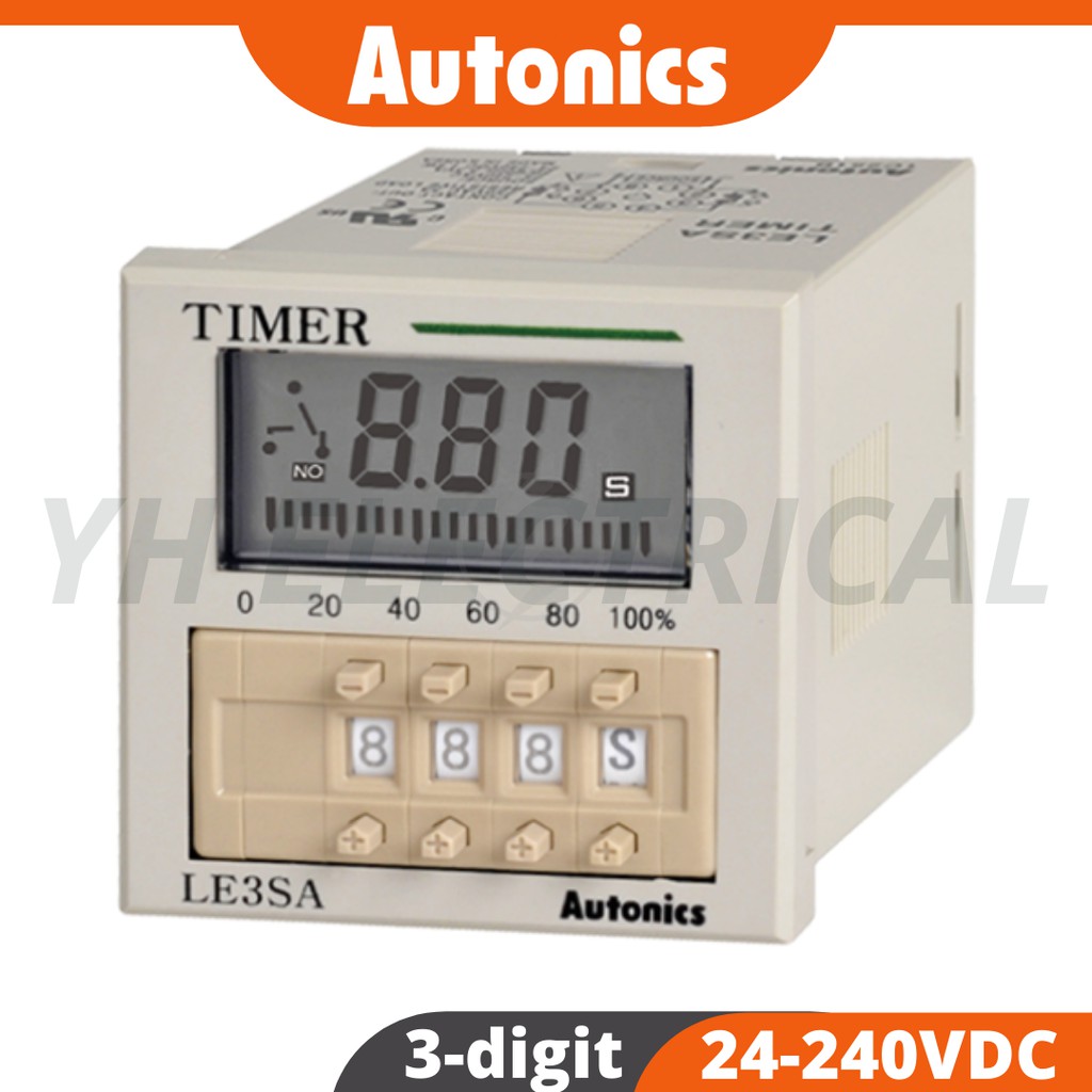 AUTONICS DIGITAL TIMER LE3SA 3 DIGIT | Shopee Malaysia