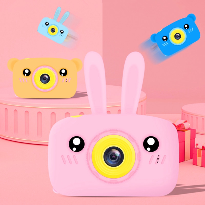 1200 Megapixel HD Digital Mini Child Camera Rabbit Cartoon Video Photo ...