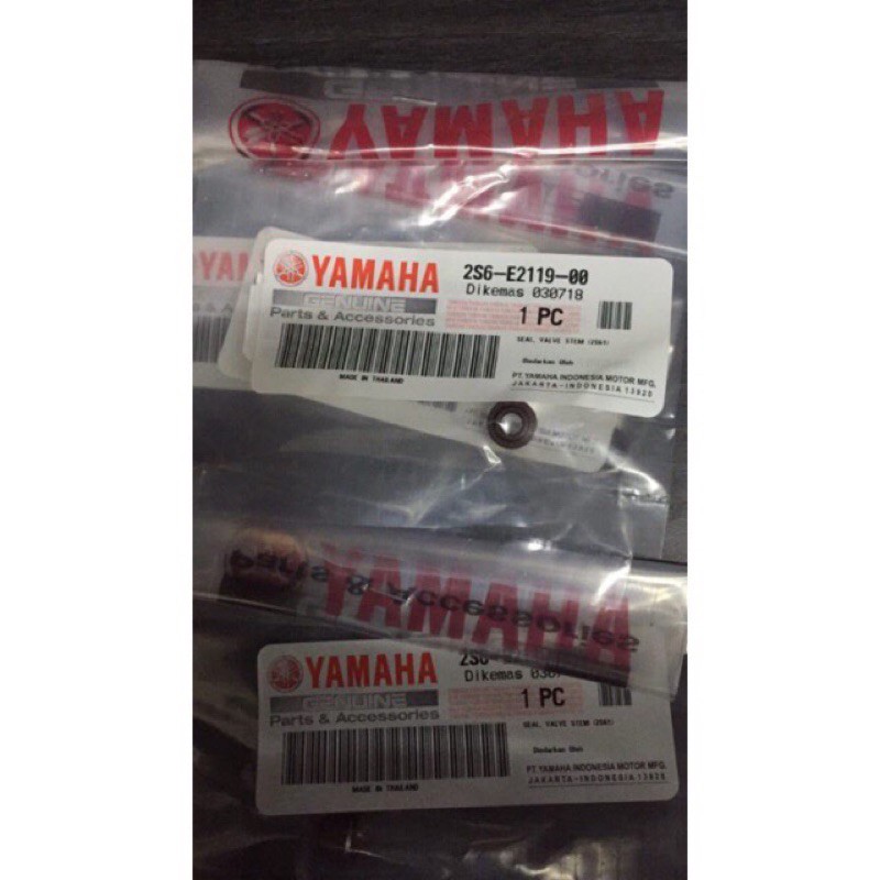 1 PCs 100% ORIGINAL YAMAHA VALVE SEAL LC LC135 Y15ZR Y15 V1 V2 V3 V4 V5 V6 4S 5S VASEAL ORI STEM ...
