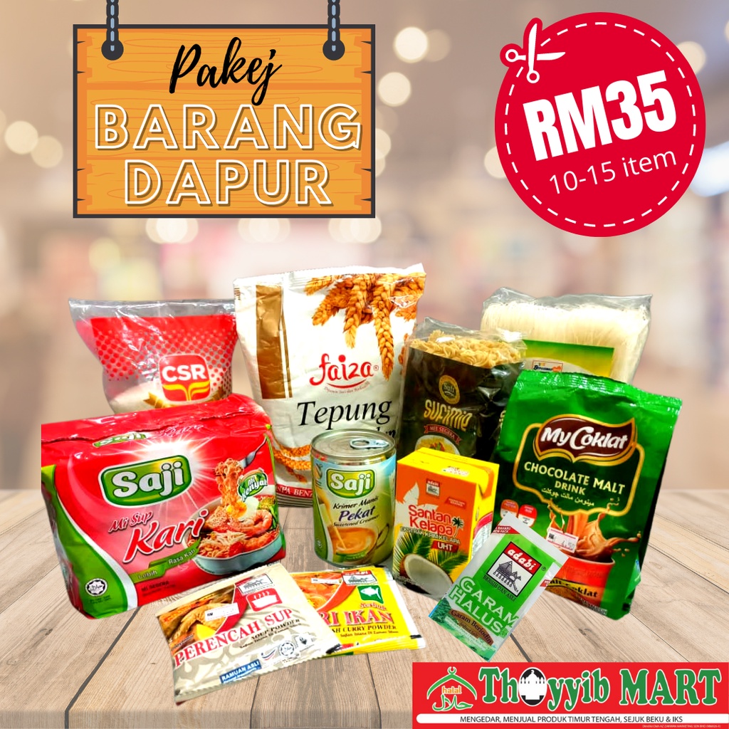 PAKEJ BARANG DAPUR JIMAT PRODUK IKS MUSLIM RM25 / RM35.00 SAHAJA ...