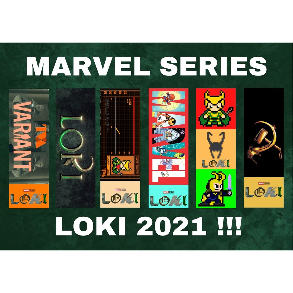 MARVEL SERIES LOKI 2021 BOOKMARKS ! | Shopee Malaysia