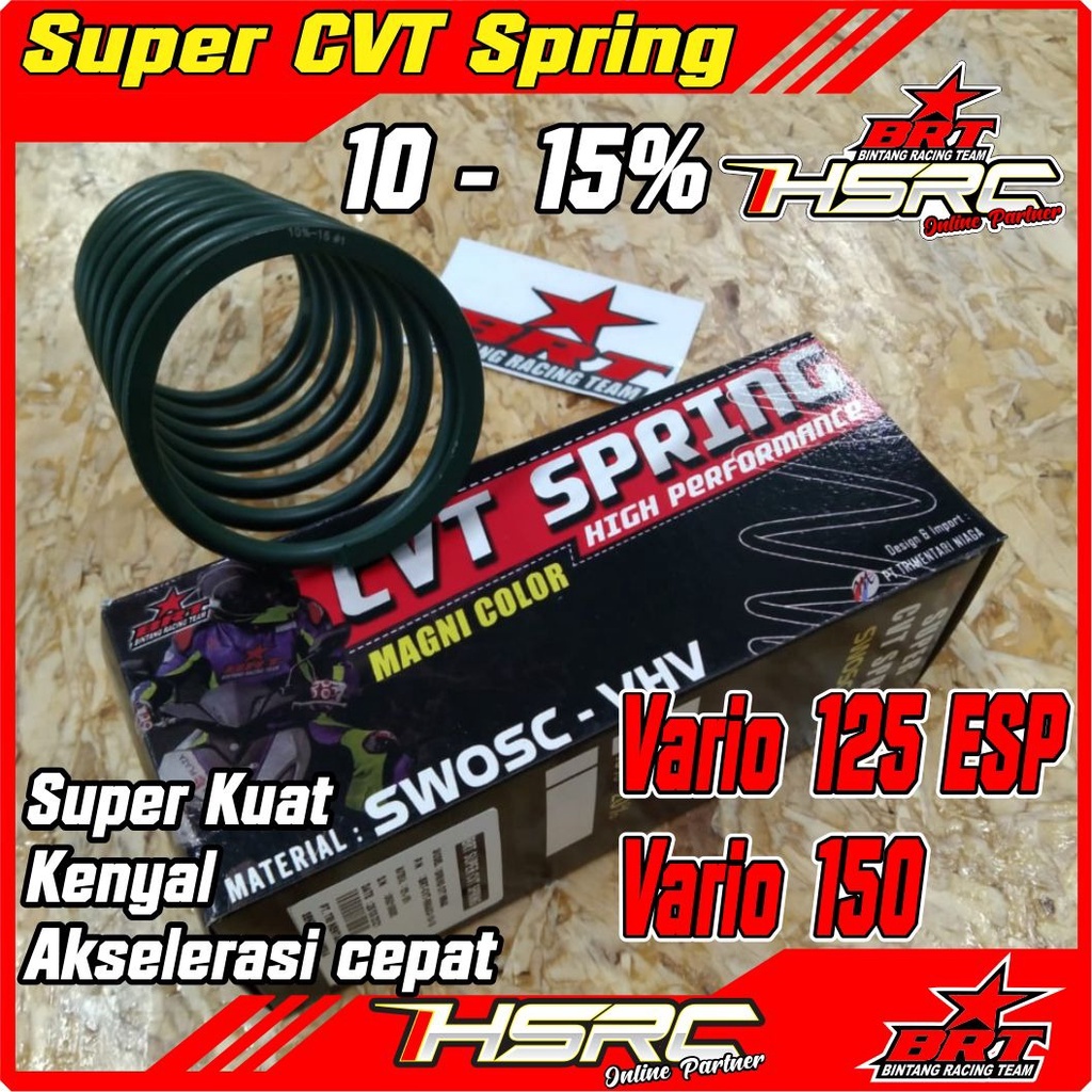 Per CVT BRT Racing Honda Vario 125 150 New ESP 10-15 Percent 20 Percent ...