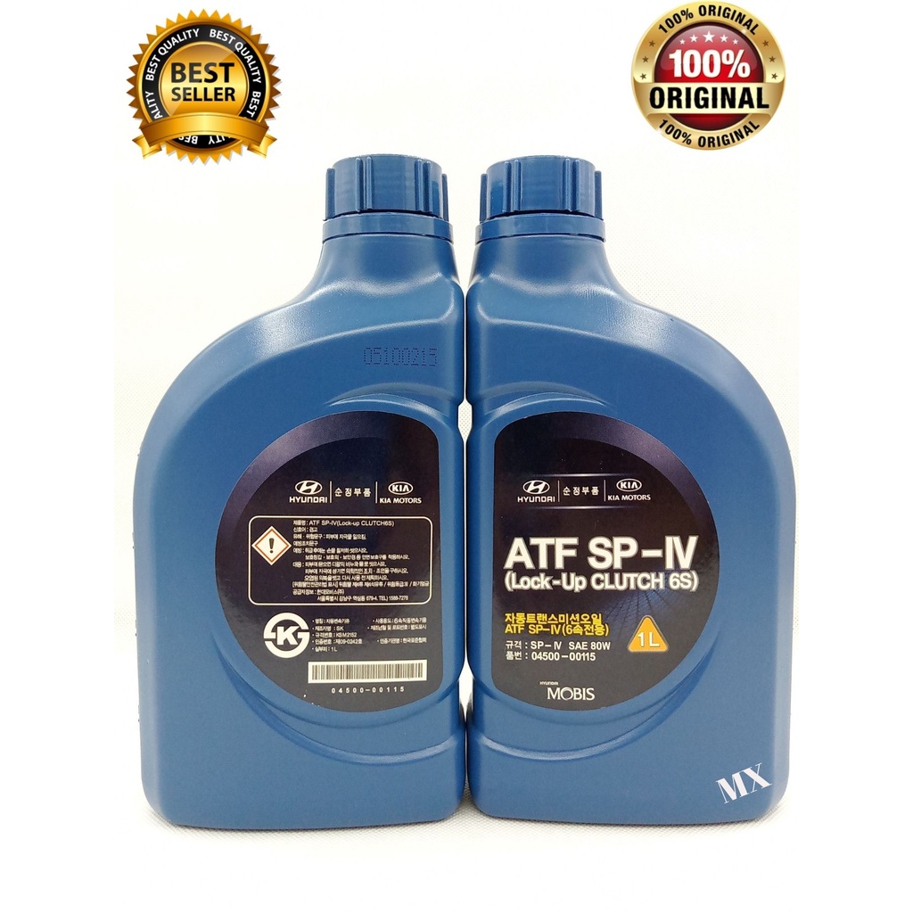NEW ORIGINAL HYUNDAI ATF SP-IV GEAR OIL (1 liter) | Shopee Malaysia