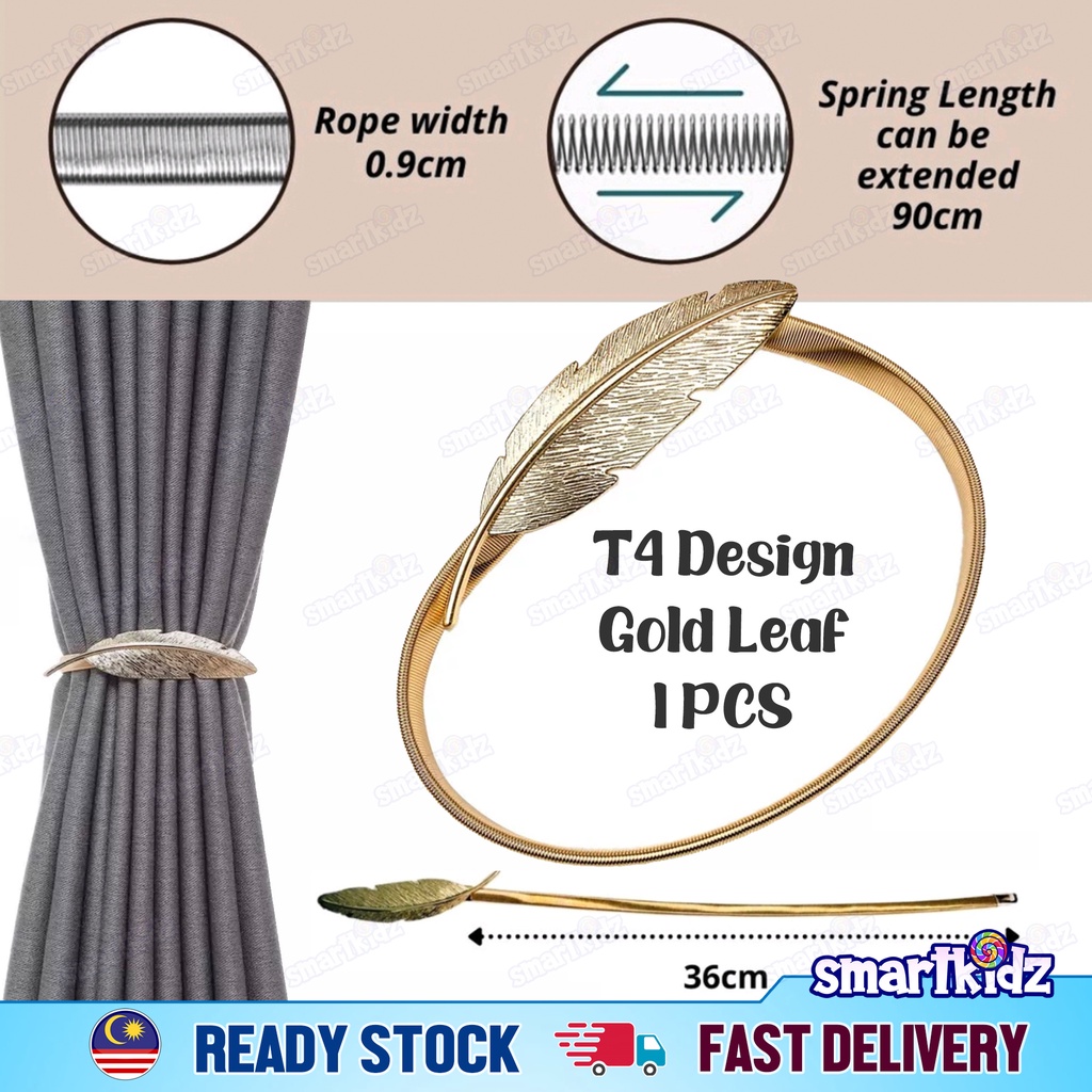 [1pcs] Curtain Metal Tiebacks | Langsir Tirai Tiebacks Elegant Design ...