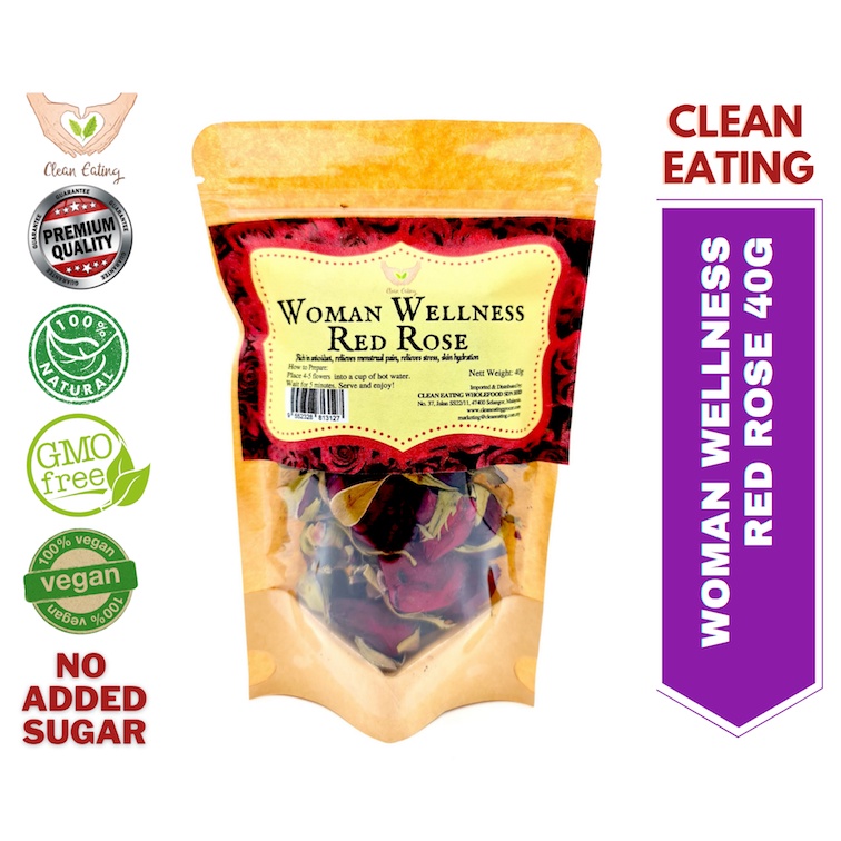 Clean Eating Woman Wellness Red Rose 40g | Shopee Malaysia