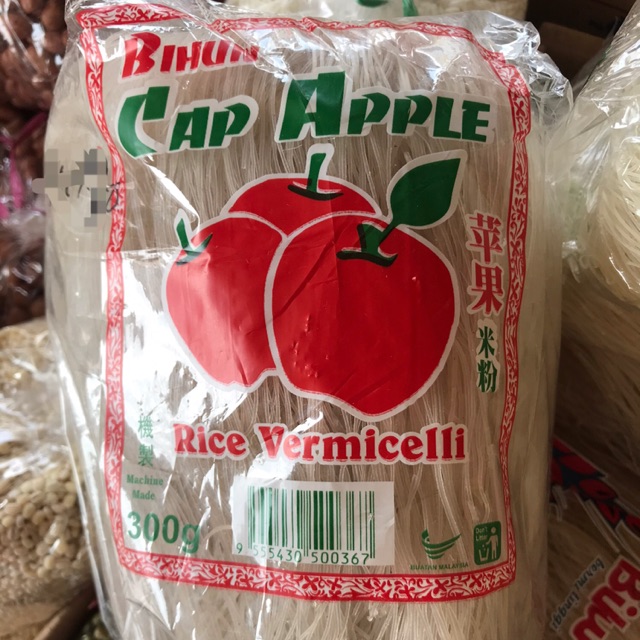 Cap apple bihun 300g apple brand rice vermicelli 300g 苹果牌米粉 | Shopee ...