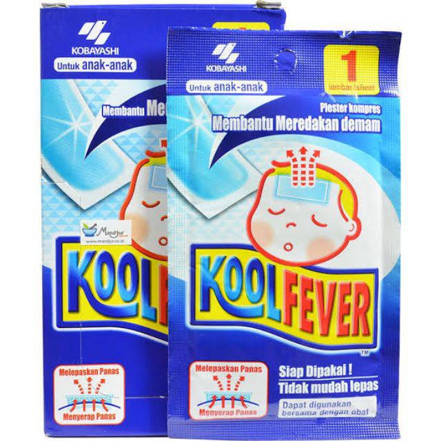 Kool Fever Children's Fever Compress Plaster | Shopee Malaysia