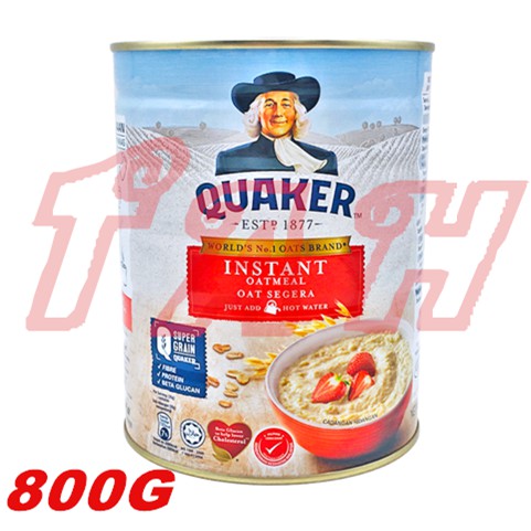 QUAKER INSTANT OATMEAL 800G | Shopee Malaysia