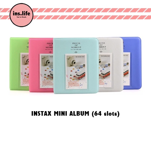Fujifilm Instax Mini Album Pastel/ Candy Colour Instant Camera Photo ...