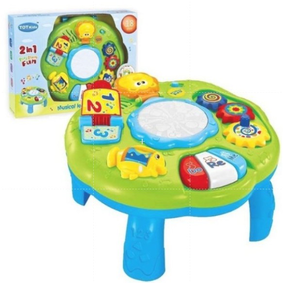 Musical Table Music Drum Early Learning Educational Electronic Baby ...