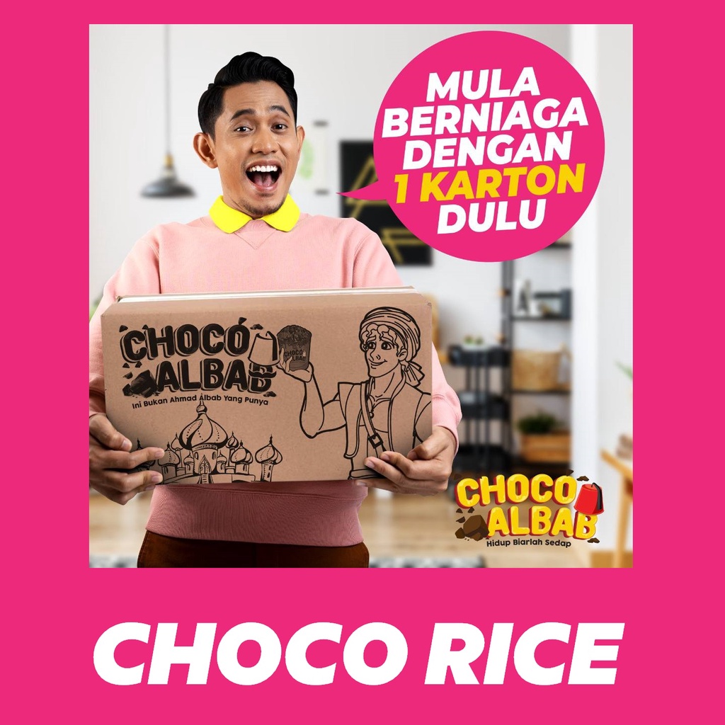 VIRAL!!! CHOCO ALBAB - CHOCO RICE CHOCOLATE PREMIUM BY KHAI BAHAR ...