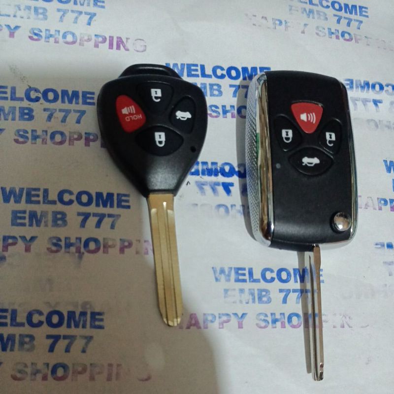 TOYOTA INNOVA CAMRY HILUX FORTUNER IGNITION KEY REMOTE CASING HOUSING ...