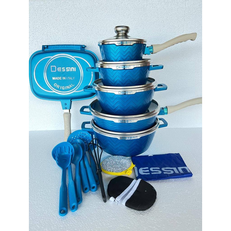 Dessini Italian Cookware Style 23pcs / Dessini 23pcs/ 23 New Face ...