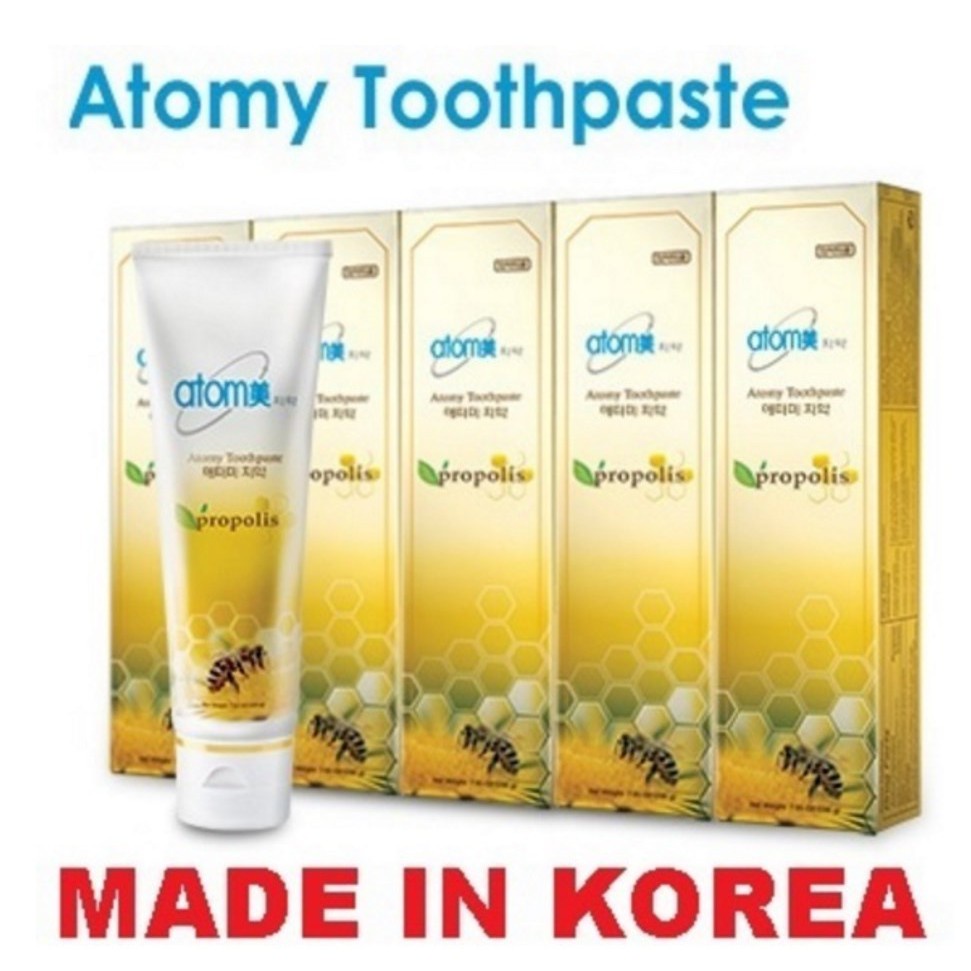 Atomy Green Tea Extract & Propolis Toothpaste 200 g x 5 | Shopee Malaysia