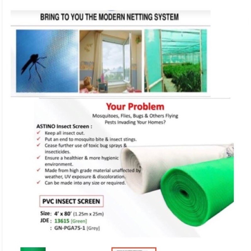 🔥BIG SALES🔥4Feet(Height)Insect Screen PVC Plastic Gate Guard,Climbing ...