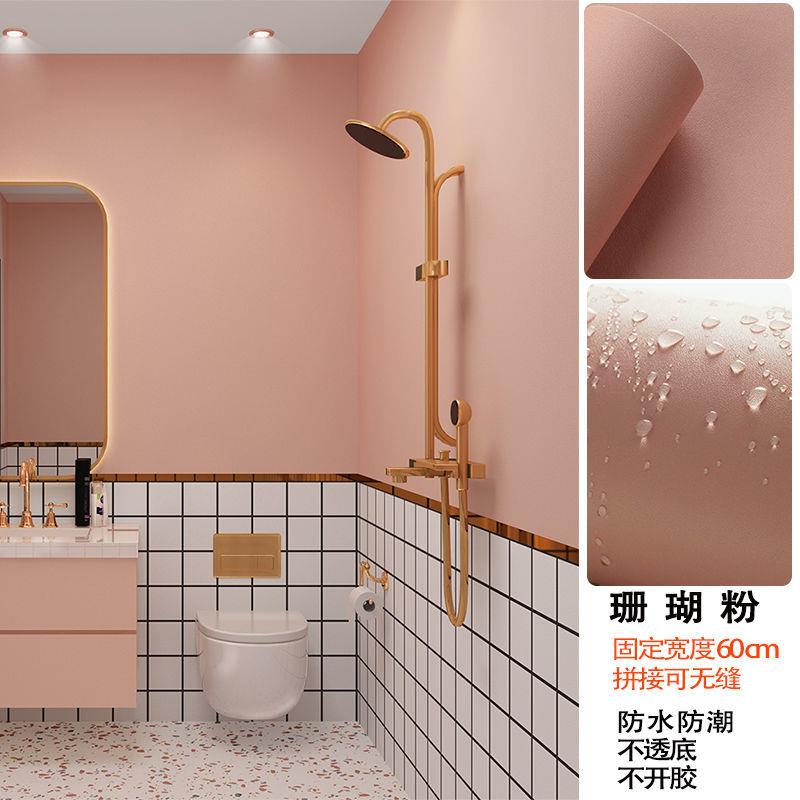 Kertas dinding bilik mandi kalis air dan kalis lembap pelekat kabinet ...