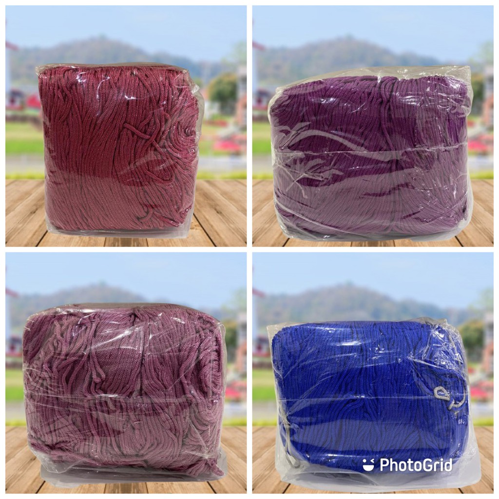 Benang kait_2mm Tali Benang Siam Lembut/2mm Crochet Thread Cord ...