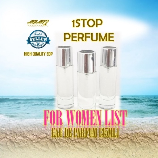 PERFUME WOMEN LIST EDP 1STOP (35ML) PARFUM EUROPE QUALITY FRAGRANCE FOR ...