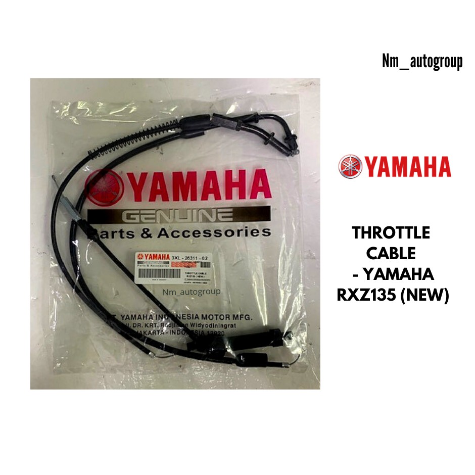 YAMAHA Throttle Cable / Brake Cable Set (ORI) -Y125Z / Y15ZR / NOUVO ...