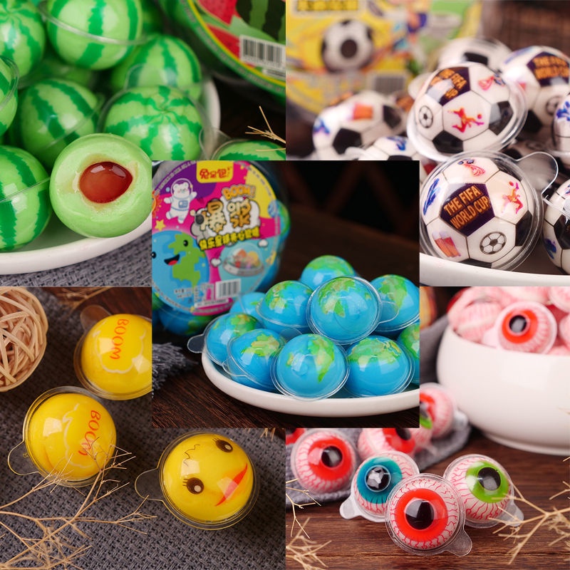 🌍Gula-Gula🌎Bola Mata 3d Gula-Gula Bola Mata Penuh Permen Bumi Permen Qq ...