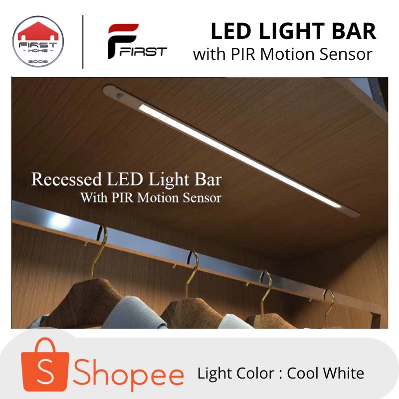LUXE LED Light Wardrobe Cabinet Light PIR Motion Sensor Infrared ...