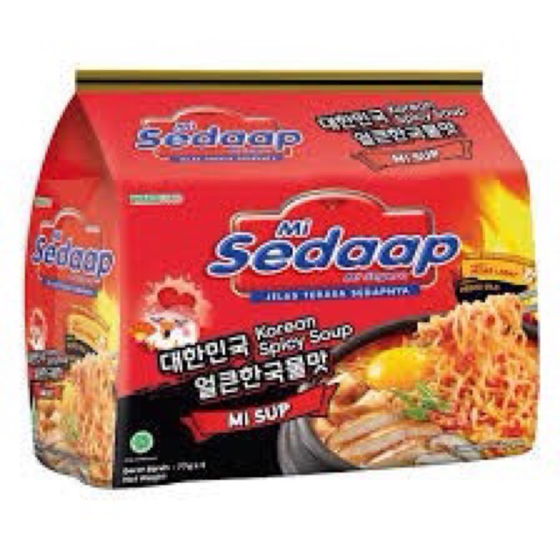 MI SEDAP KOREAN SPICY (Mi SUP) | Shopee Malaysia