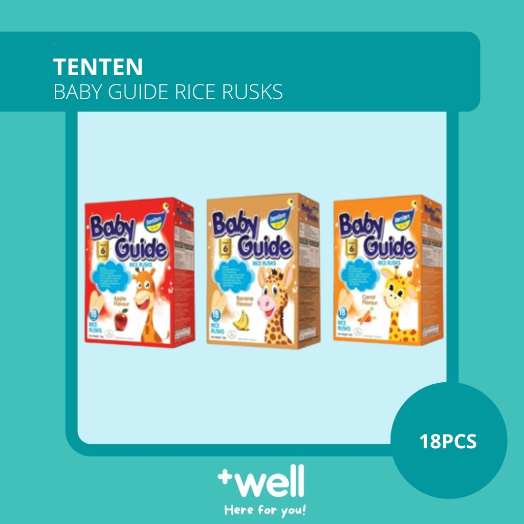 TENTEN BABY GUIDE RICE RUSKS | Shopee Malaysia