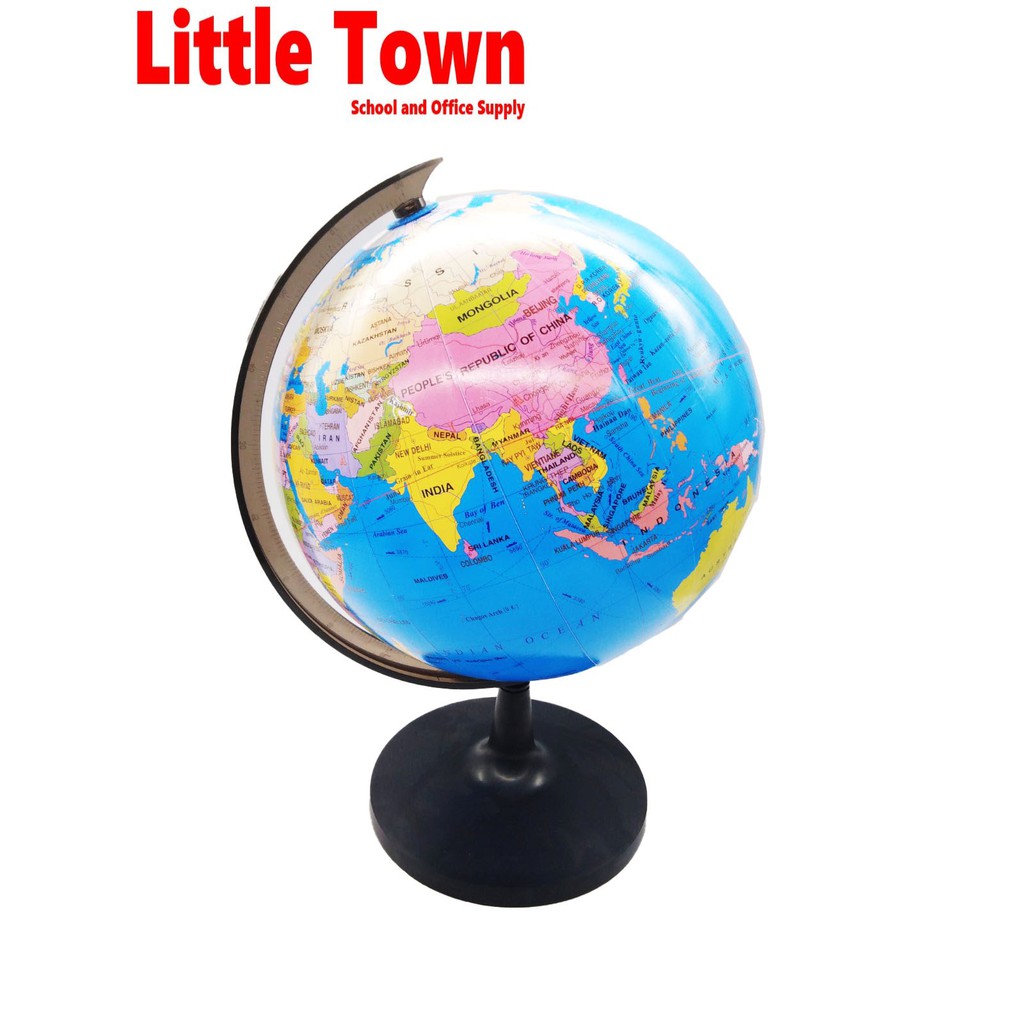 World Map Globe Rotating Map Educational Learning Geography 32 CM ...