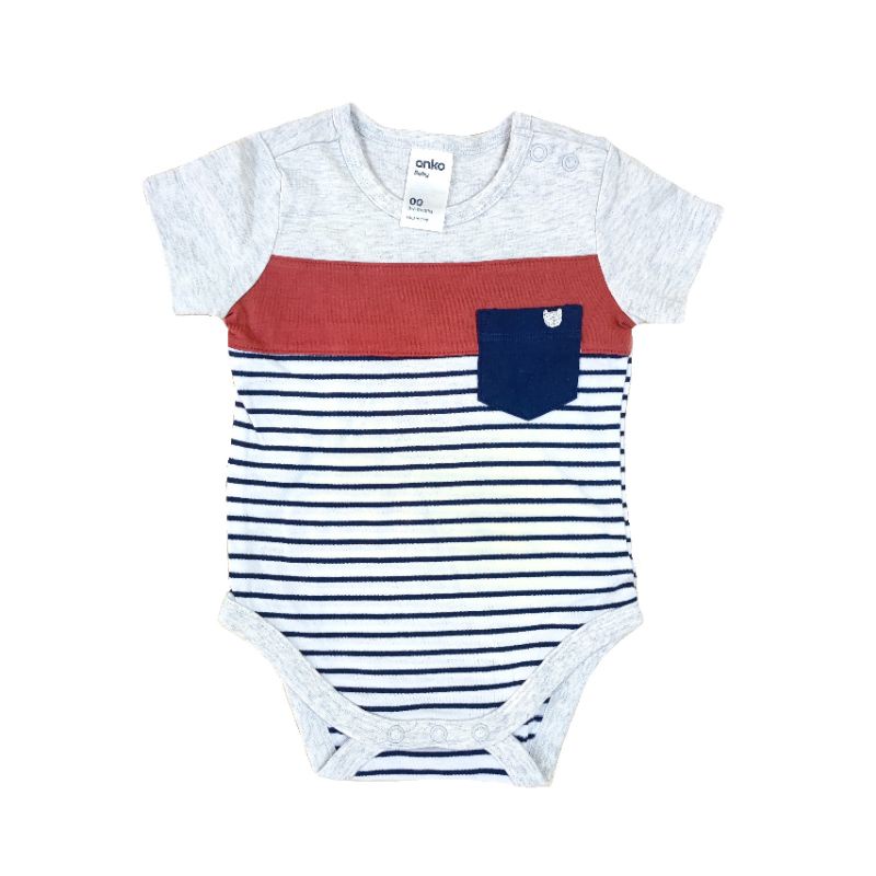 ANKO BABY baby boy girl Romper Unisex Romper baju raya - size 0M-18M | Shopee Malaysia