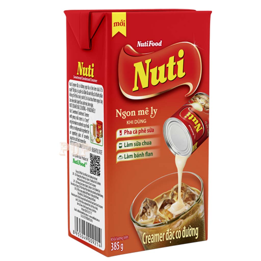 Nuti Sweetened Condensed Milk Red Box 380g Creamer For Baking, Coffee ...
