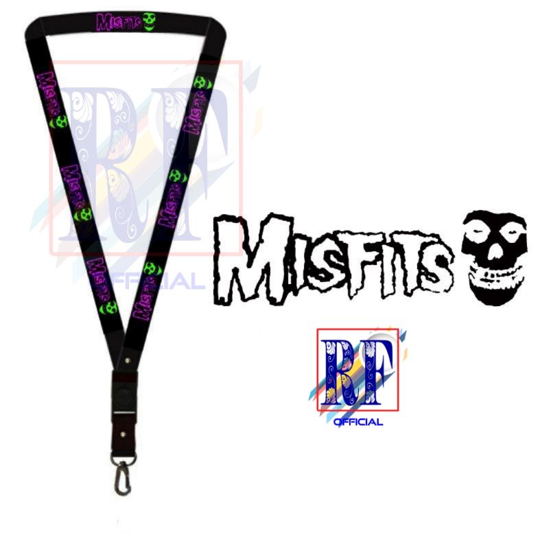 GANTUNGAN THE MISFITS band Keychain Heavy Metal Music Horror punk ...