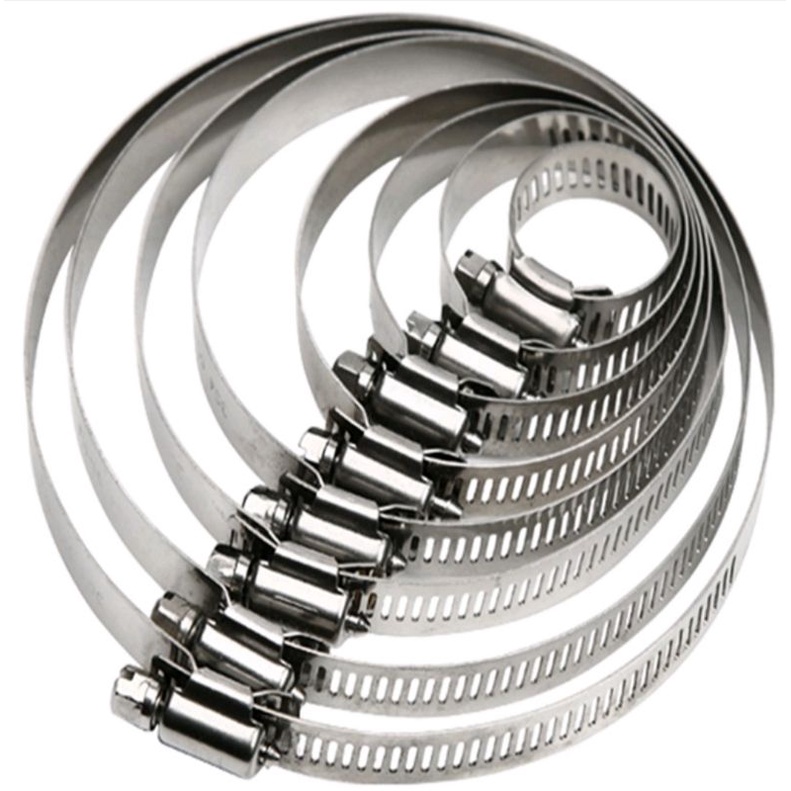 Hose Clip Stainless Steel 201 (8mm-216mm) Hose Clip Tri Clamp ...