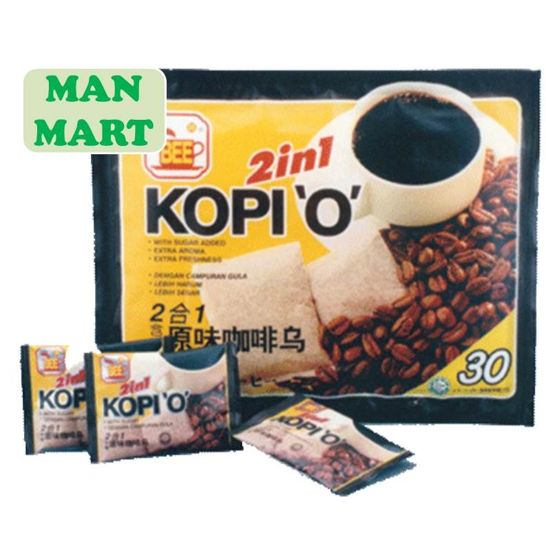 BEE KOPI O 2 IN 1 WITH SUGAR 25X26G 美 2合1 咖啡乌袋 | Shopee Malaysia