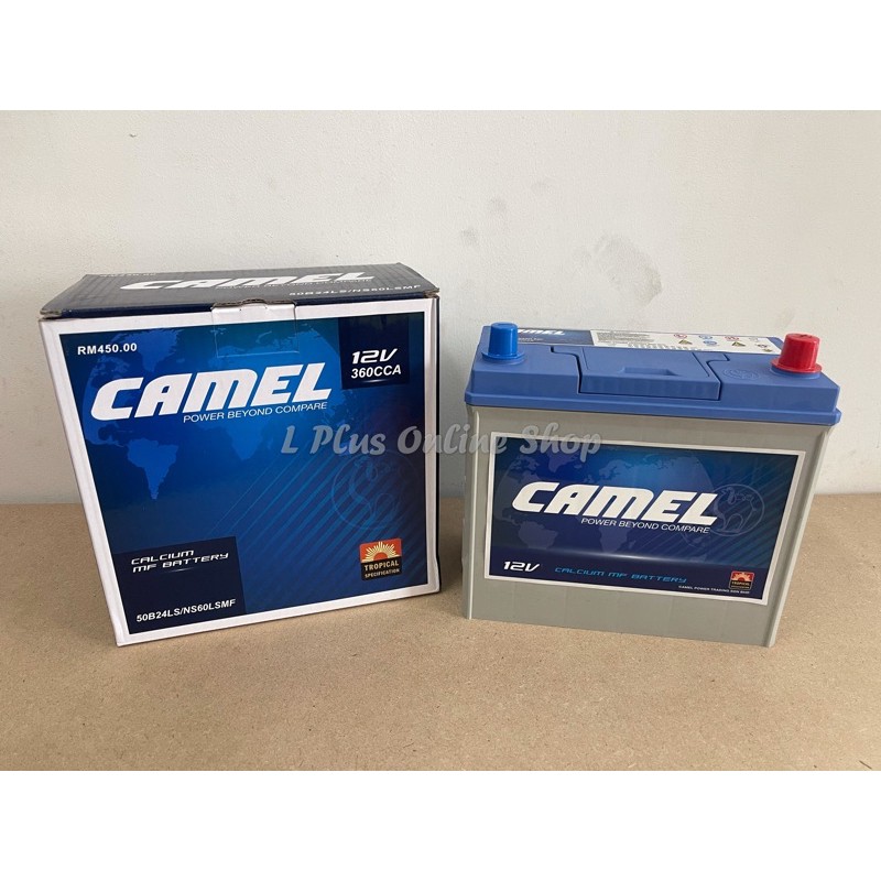 CAMEL NS60LS MF CAR BATTERY | Shopee Malaysia