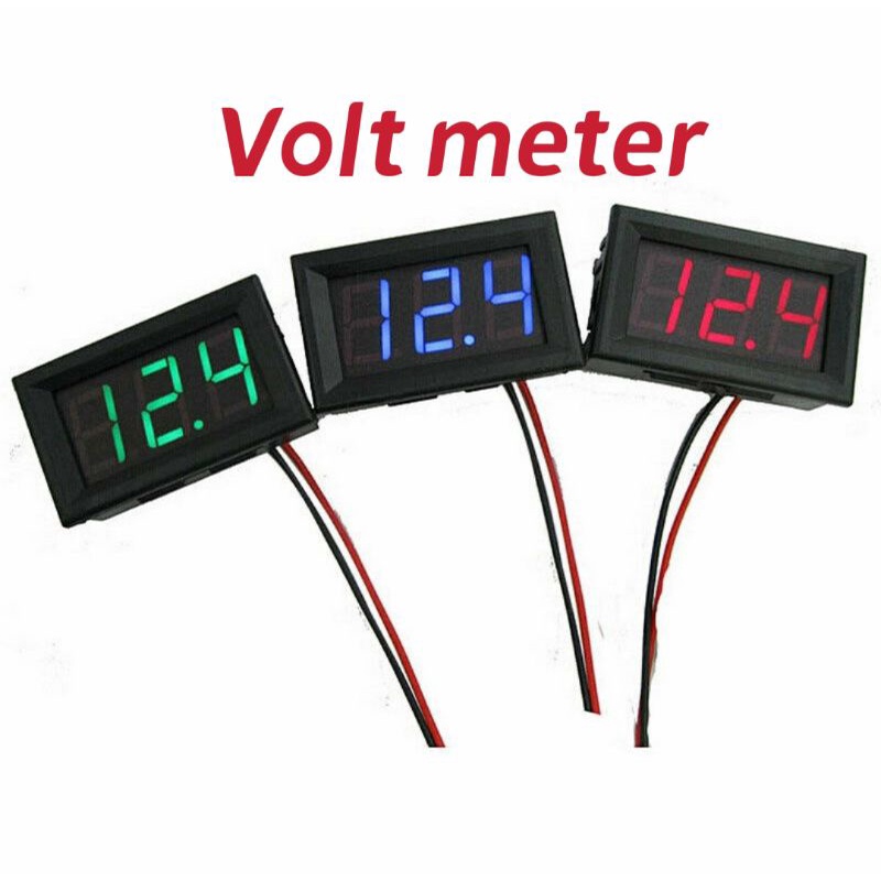 4.5V-30V Car Motor Lorry Voltmeter Volt Voltage LED Digital Display ...