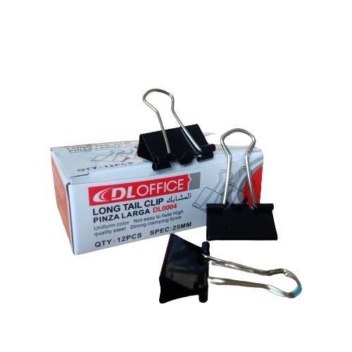 25MM Long Binder Clip Tail Clip Pinza Larga DL0004 (Per Box 12Pcs) | Shopee Malaysia