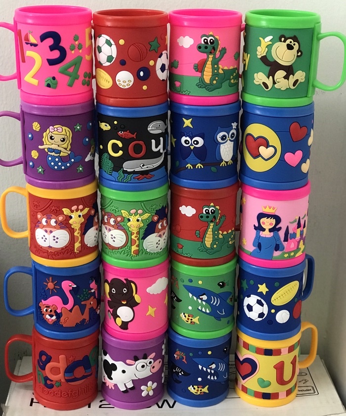 【Ready Stock 】300ml plastic Cute cup Plastik Cawan Plastic Cup | Shopee ...