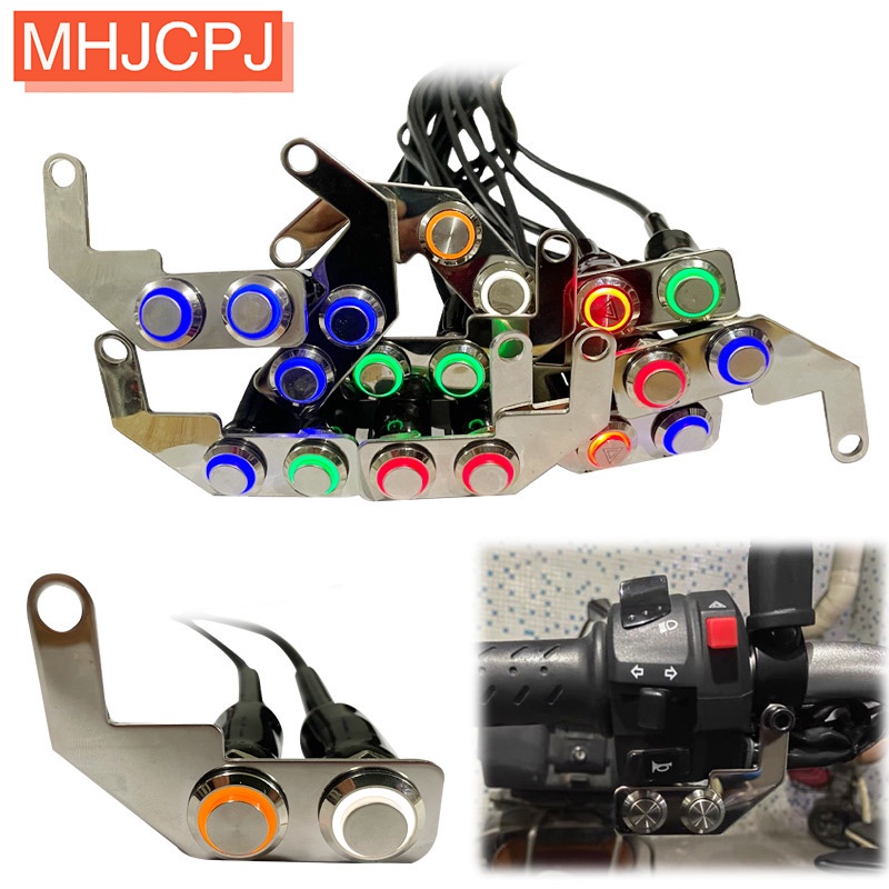 Motorcycle DC12V switch ON-OFF stainless steel bracket waterproof ...