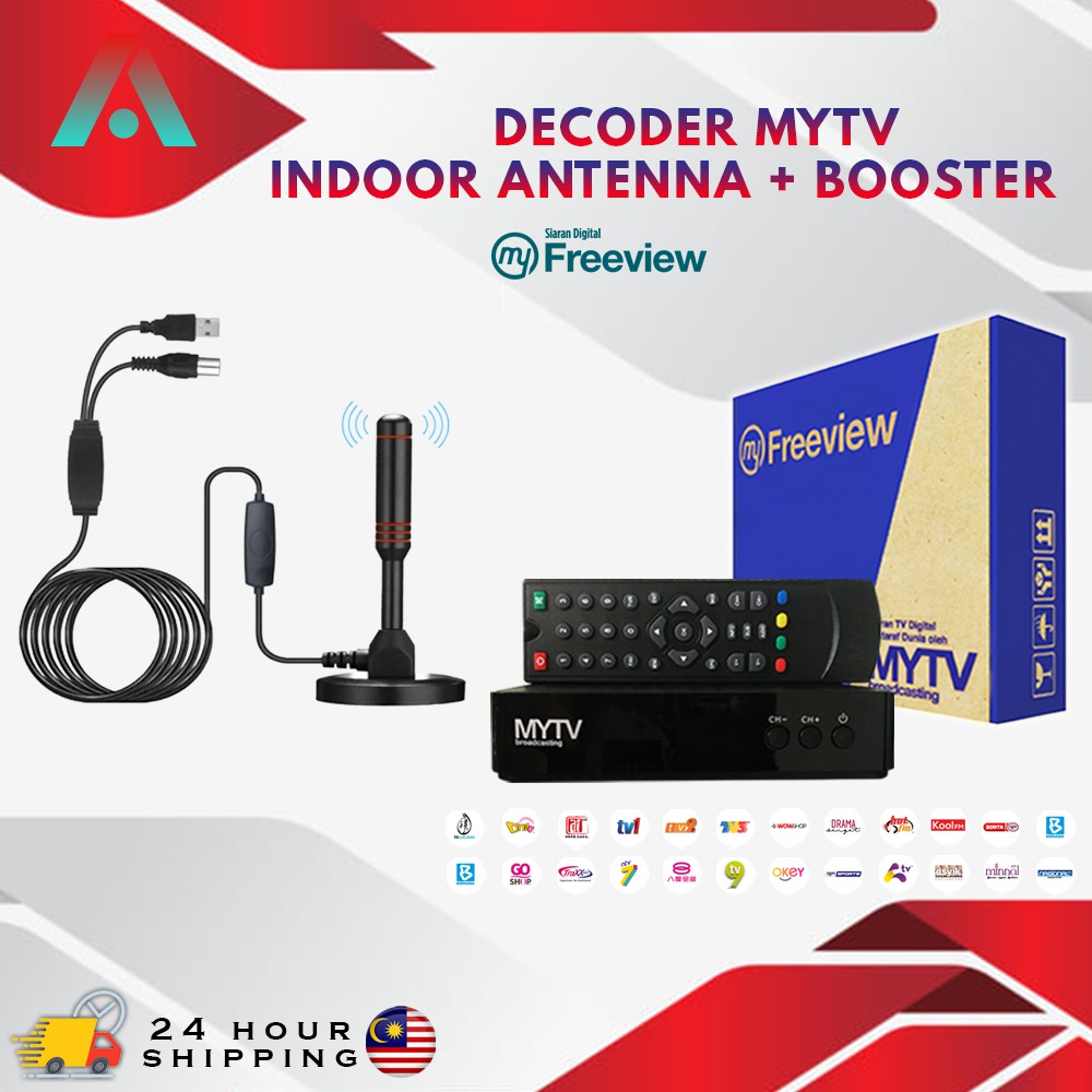 💥READY STOCK💥 ORIGINAL MYTV Decoder (MCMC APPROVED) MYFREEVIEW HDTV ...