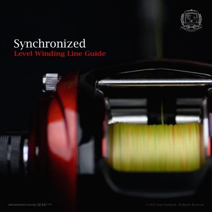 Team Seahawk BARRICADE SW Plus Reel Bc / Kayuh Kiri Sahaja | Shopee ...