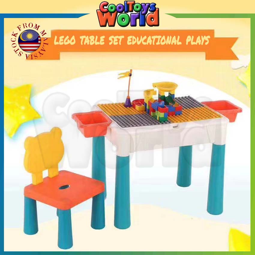 **RANDOM SET**Kids Multifunction Building Block Table Kids ...