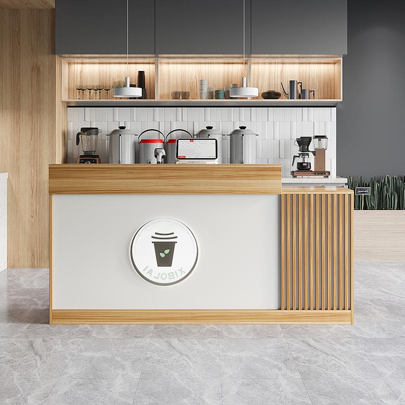 Bar Cashier Shop Small Fashion Simple Modern Milk Tea Shop Counter ...