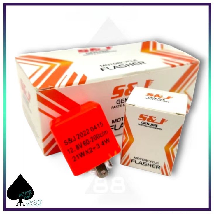 10BIJI - S&J LED SIGNAL 6V 12V ADJUSTER UNIVERSAL FLASHER RELAY Double ...