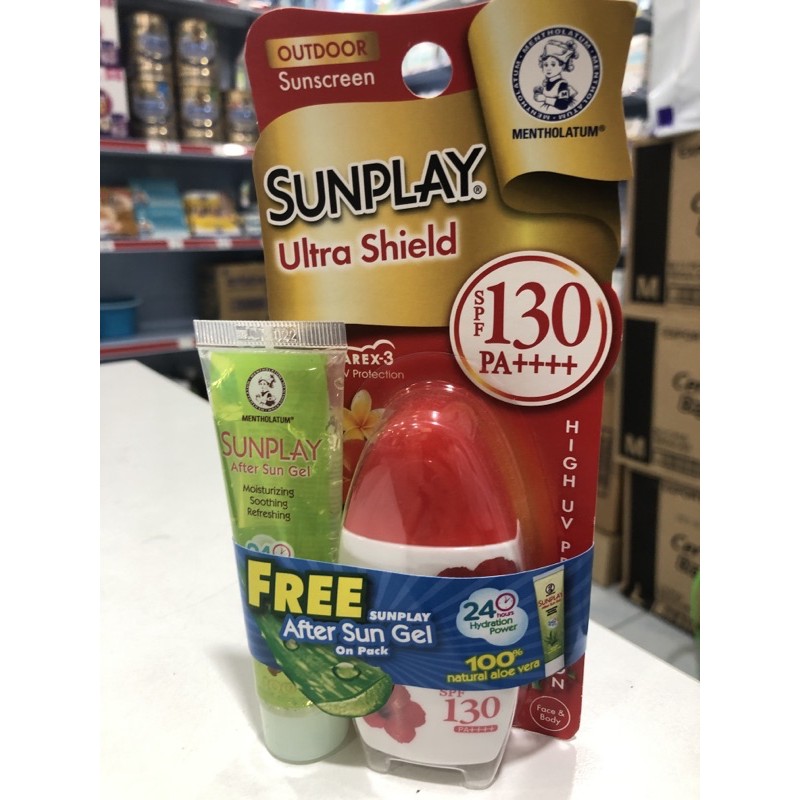 Sunplay ultra shield sunscreen spf 130 (35g) | Shopee Malaysia