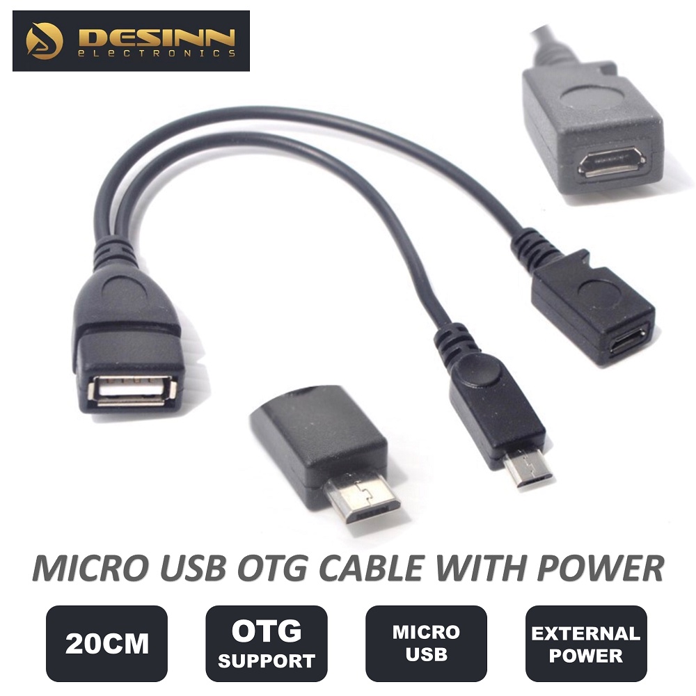Micro USB OTG Host Cable with Micro USB External Power | Shopee Malaysia