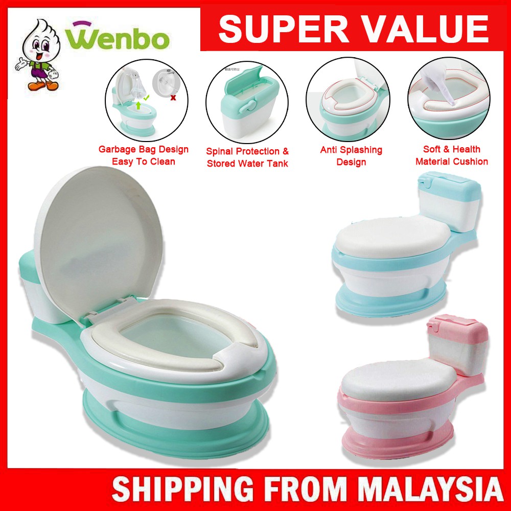 Wenbo [Baby] Potty Portable Kid Early Learning Potty Urinal Training ...