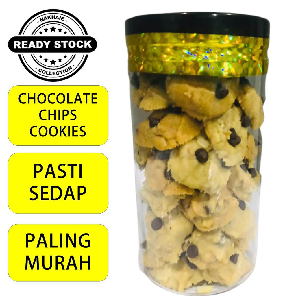 Ready Stok Chocolate Chips Cookies-Biskut_Chocolate-Wafer-Snacks ...