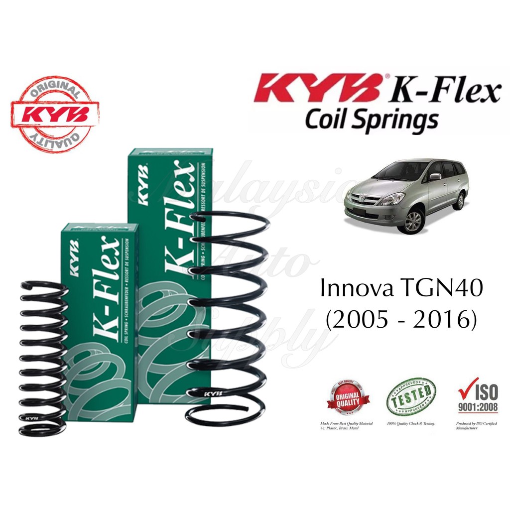 TOYOTA INNOVA TGN40 (05-16) - *ORIGINAL* KYB COIL SPRING (NEW) PER PCS ...