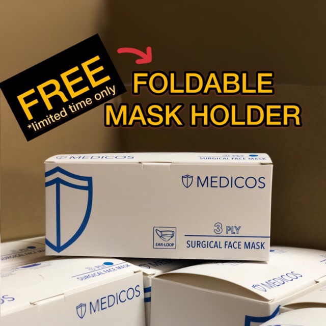 Medicos 3 ply Surgical Face Mask 10’s Per Pack | Shopee Malaysia