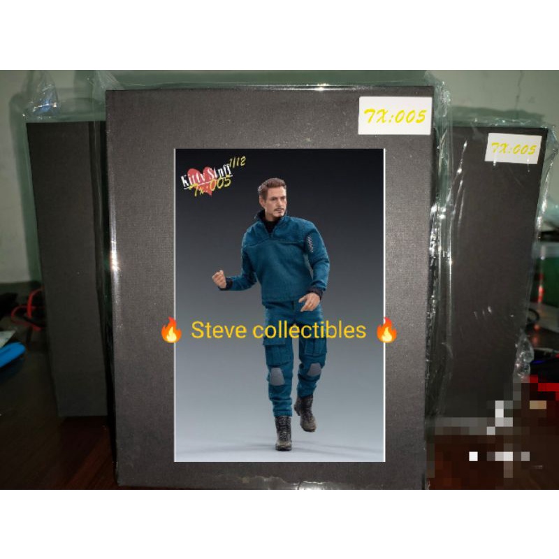 🔥 Ready stock 🔥 KITTY STUFF Tony Stark blue suit set | Shopee Malaysia